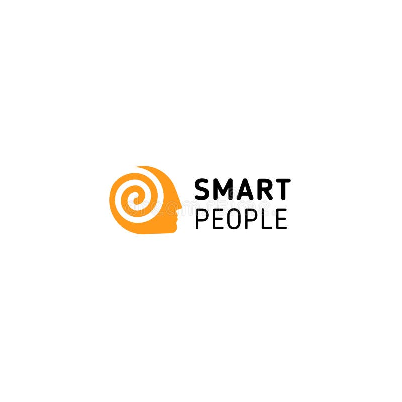 Smart People Logo Design Template. Creative Idea Logo Design. Bulb Icon ...