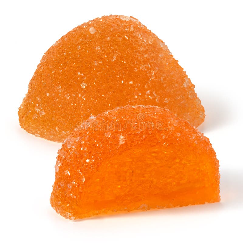 Orange marmalade sweets stock image. Image of texture - 141544215