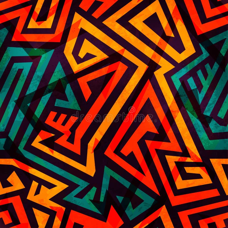 Seamless maze pattern stock vector. Illustration of mazes - 10202336