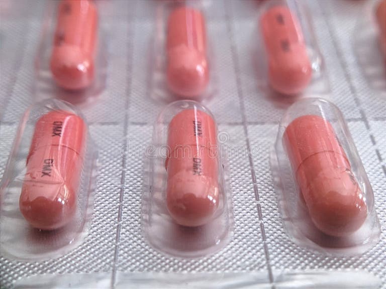 The Orange Medicine Inside the Tablet. Stock Photo - Image of skin ...