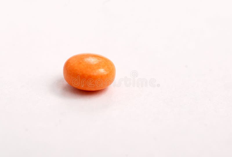Orange medicine pill stock image. Image of blister, addiction - 55857723