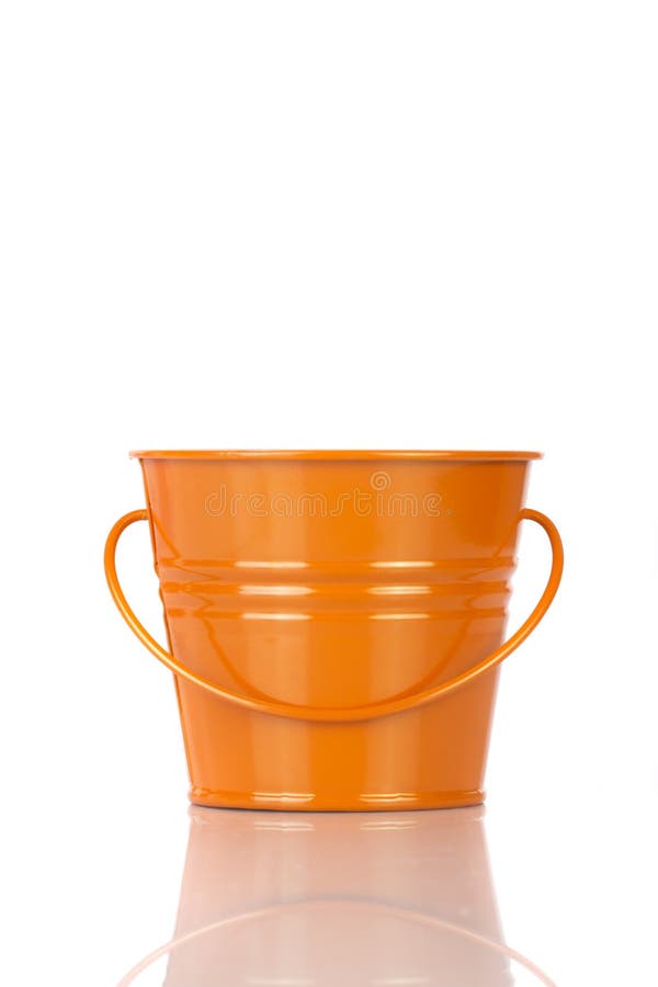 Orange Metal Sheet Siding Warehouse Construction Stock Photo - Image of ...