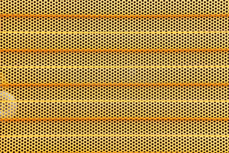 Orange Metal Grid Industrial Background Stock Illustration ...