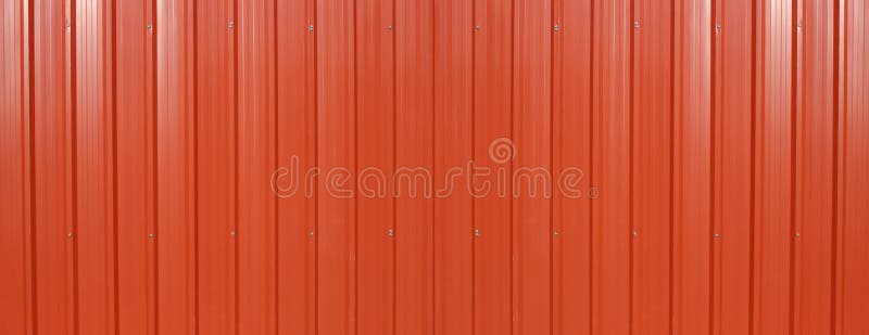 Orange Metal Sheet Wall Background. Stock Photo - Image of design ...