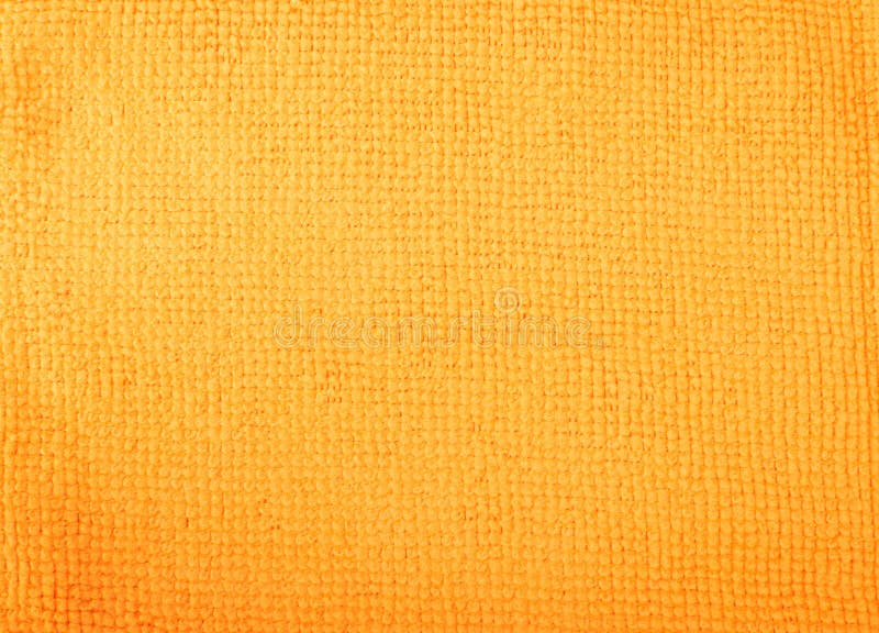 Orange Microfiber Cleaning Cloth Texture Background Top View Stock ...