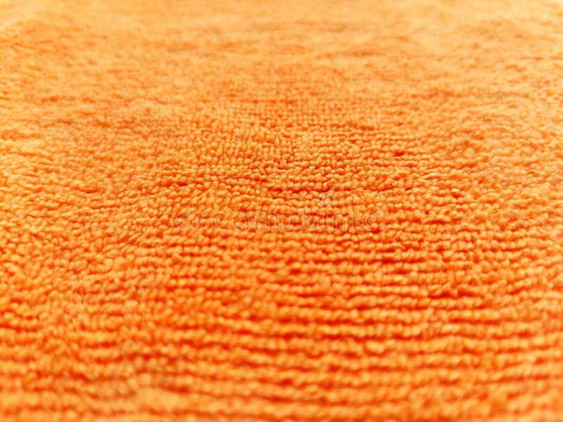 Orange microfiber cloth stock image. Image of abstract - 231420769
