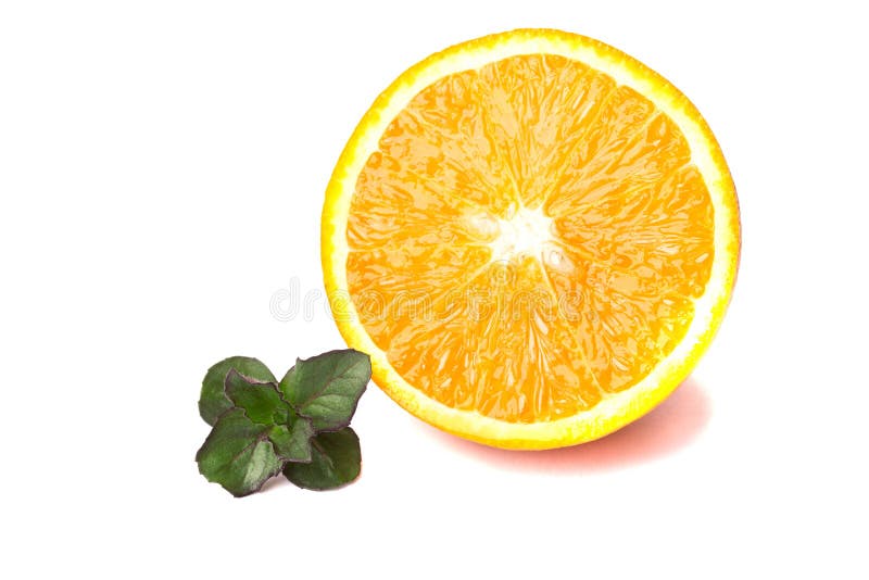 Orange and mint stock image. Image of drink, meals, health - 53275791