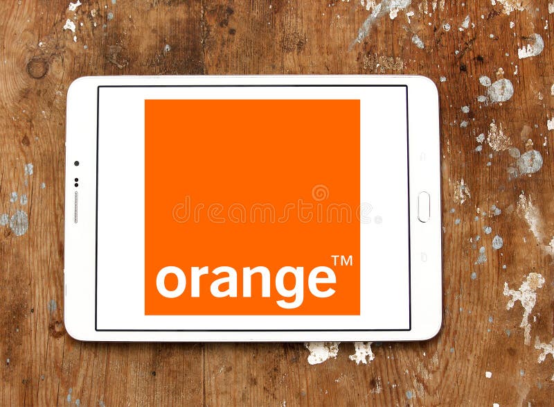 Orange Mobile Operator Logo Editorial Photography - Image of background ...