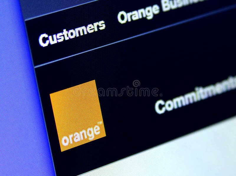 Orange Mobile Operator Logo Editorial Photo - Image of cellphone ...