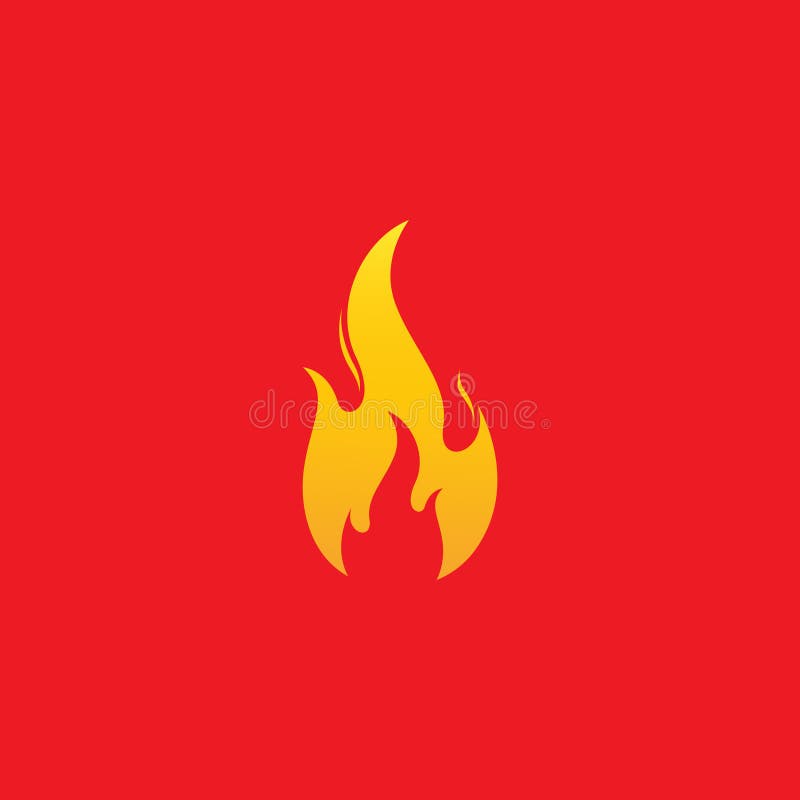 Orange Modern Fire Flare Simple Logo Symbol Icon Vector Graphic Design ...