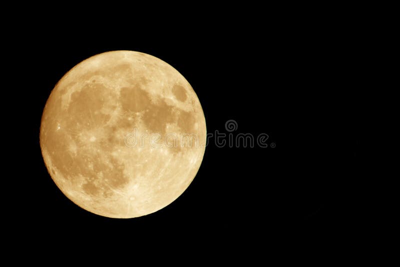 Orange Moon stock image. Image of final, apollo, lunar - 205233