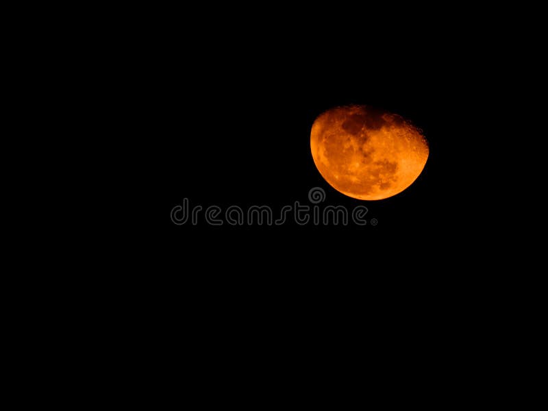 Orange moon stock photo. Image of bloody, blood, ideas - 46118606