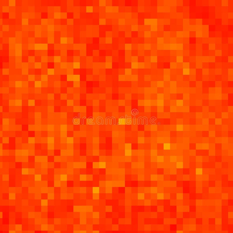 Orange Mosaic Background Texture Stock Illustration - Illustration of ...