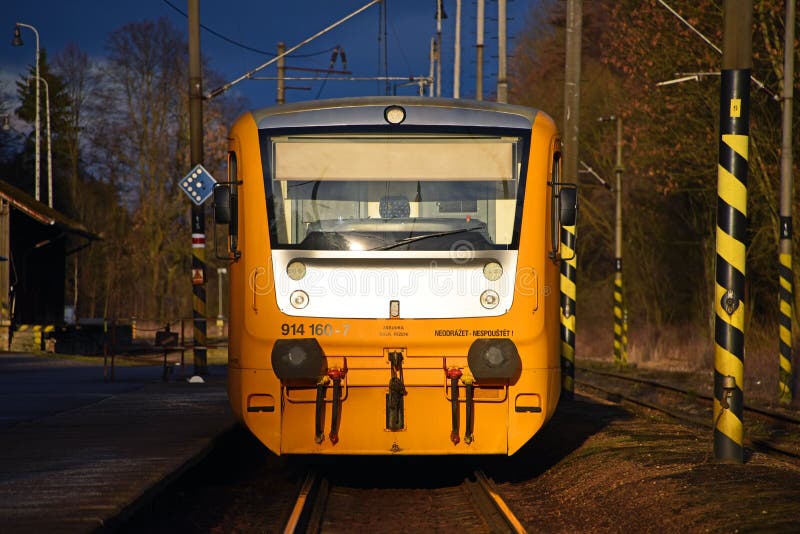 Orange motor engine train editorial stock photo. Image of silver - 68041468