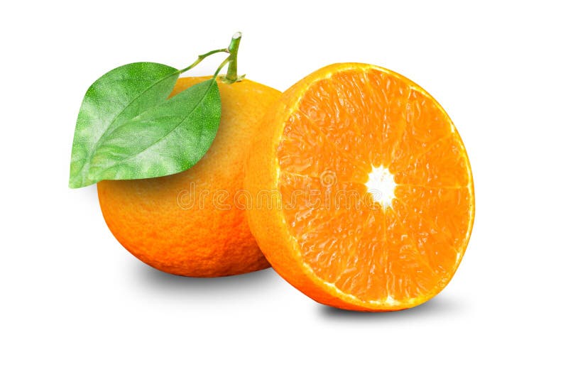 Orange, Natural, Photo, Studio White Background Stock Image - Image of ...