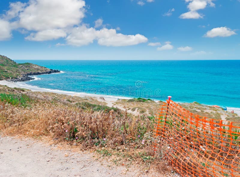 Orange net by the sea stock image. Image of paradise - 38026563