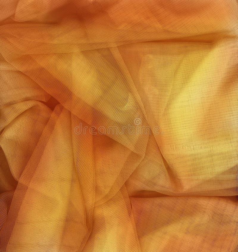 Orange Netting Fabric stock photo. Image of golden, fabric - 6407722
