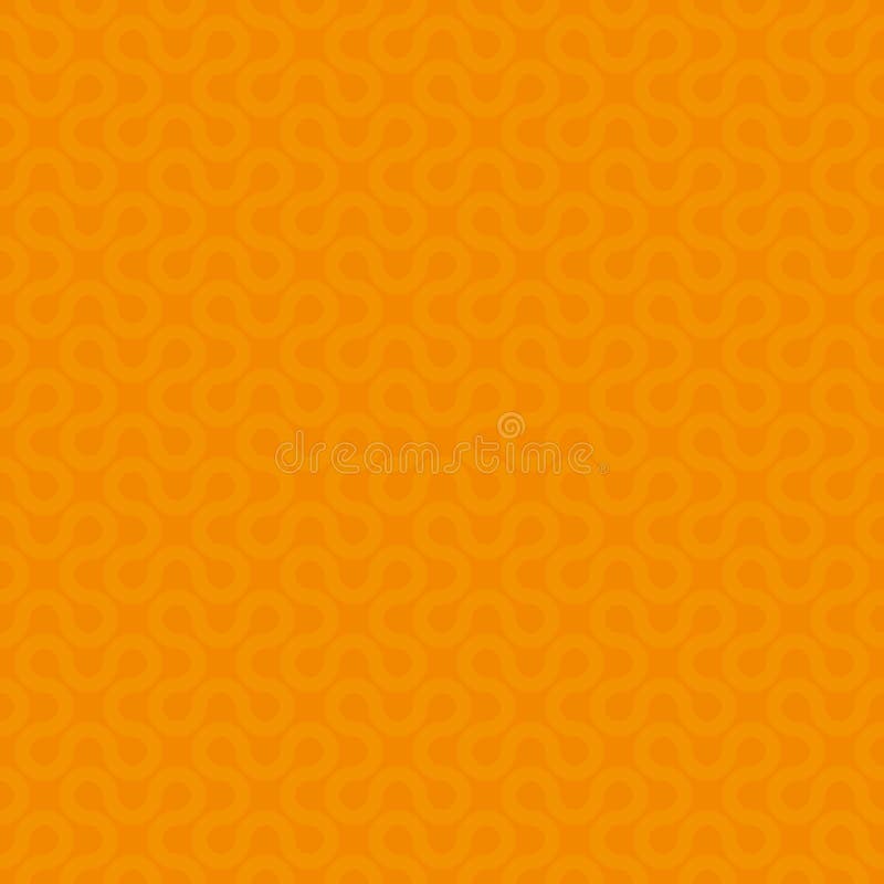 Orange Neutral Seamless Pattern for Modern Design in Flat Style. Stock ...