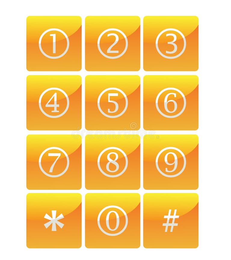 Shiny Web 2 0 Orange Numbers Stock Illustrations – 1 Shiny Web 2 0 ...
