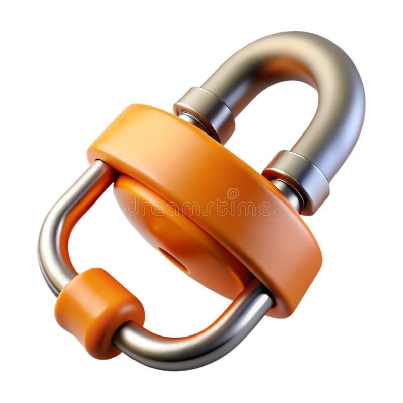 Orange Object with a Curved Handle and Metal Jaw Designed To Grip ...