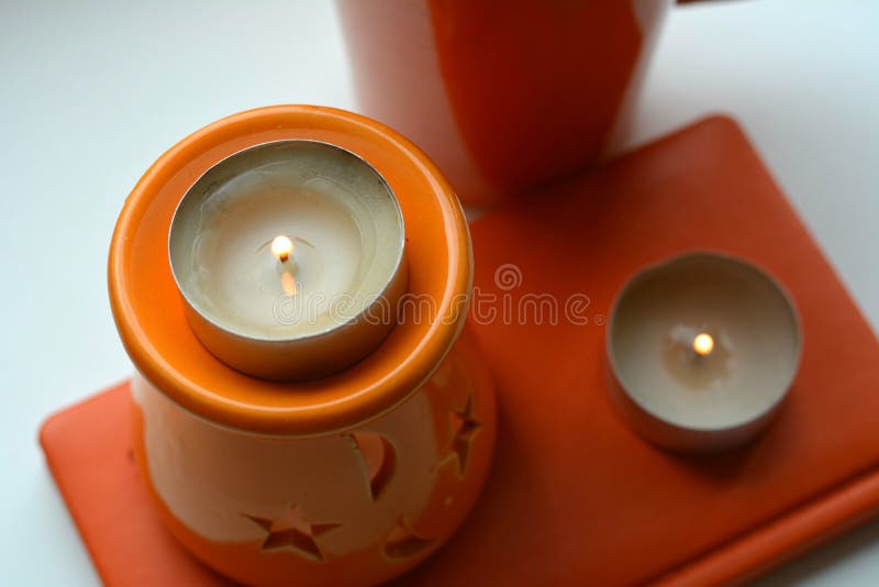 Orange objects stock image. Image of glass, burning, aromatic - 95752497
