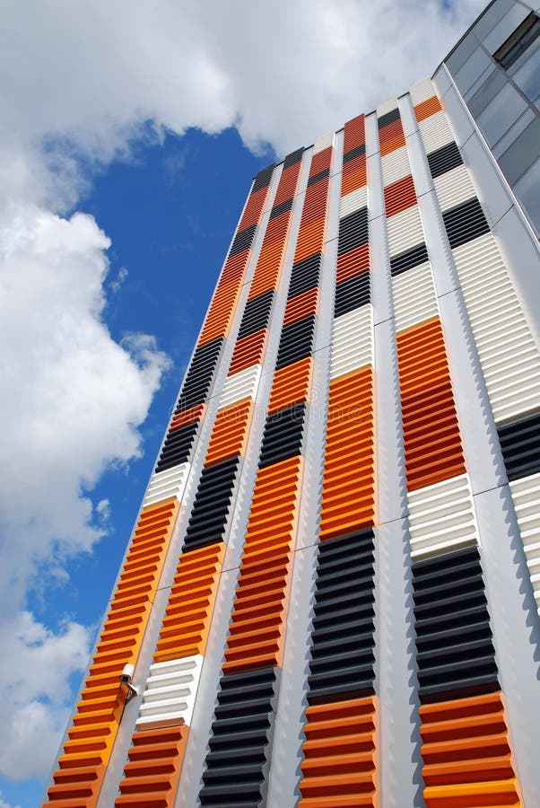 Orange office building stock image. Image of power, powerful - 11566641