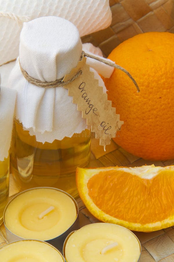 Orange oil stock photo. Image of candles, fresh, cleanser - 47728974