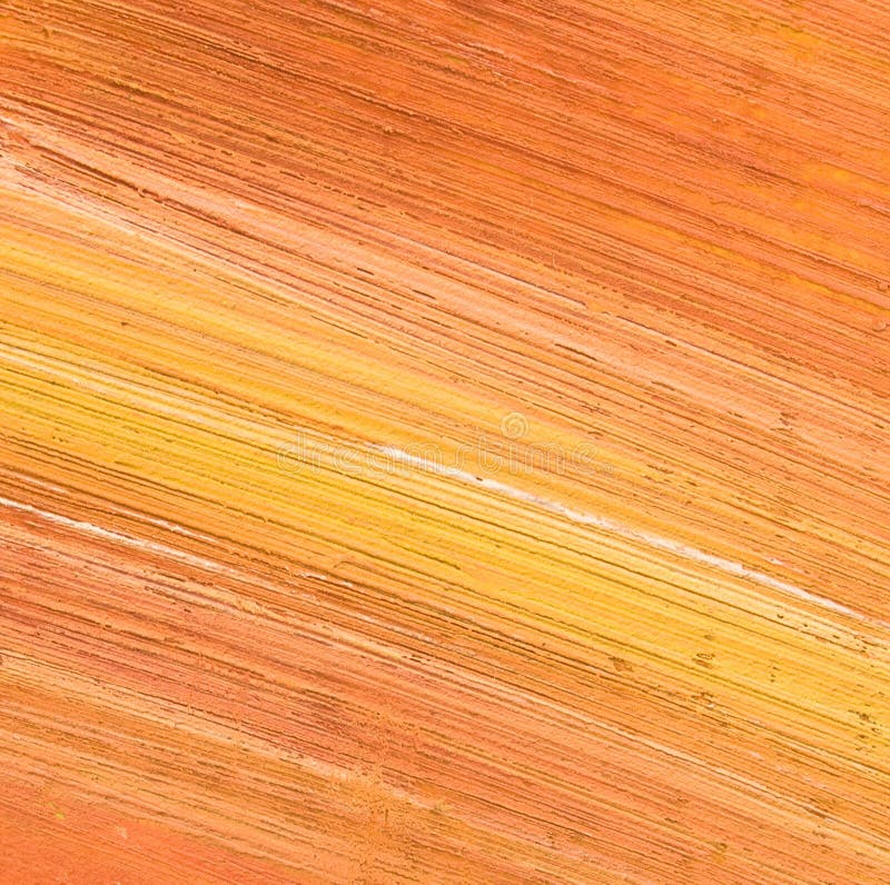 Orange Oil Painting Texture. Stock Photo - Image of stripe, transition ...
