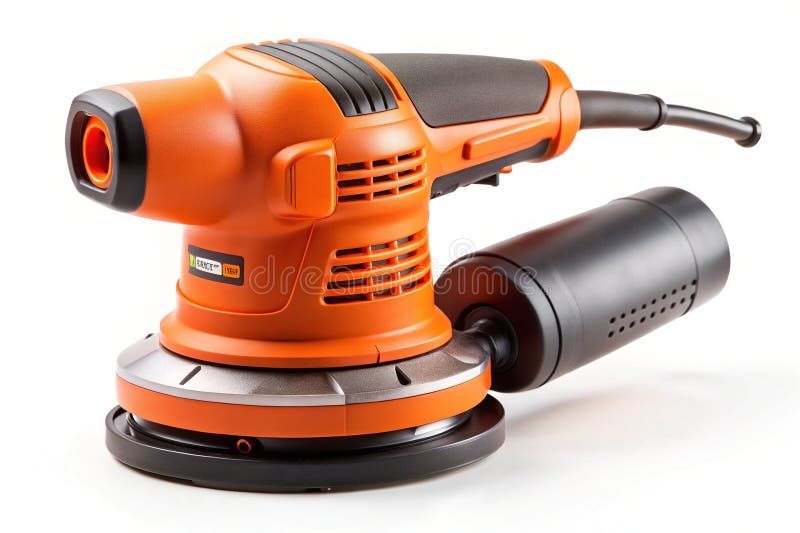 Orange Orbital Sander with Integrated Dust Collection Powerful Handheld ...