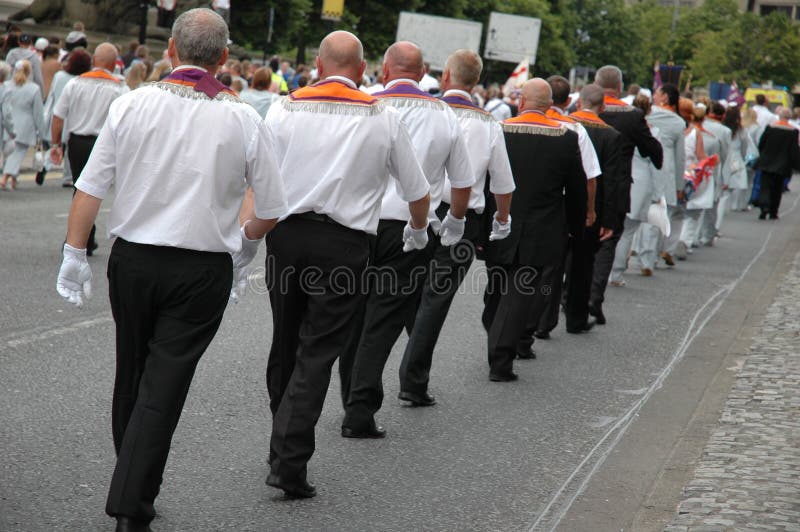 Orange order march stock image. Image of boyne, king, season - 1014933