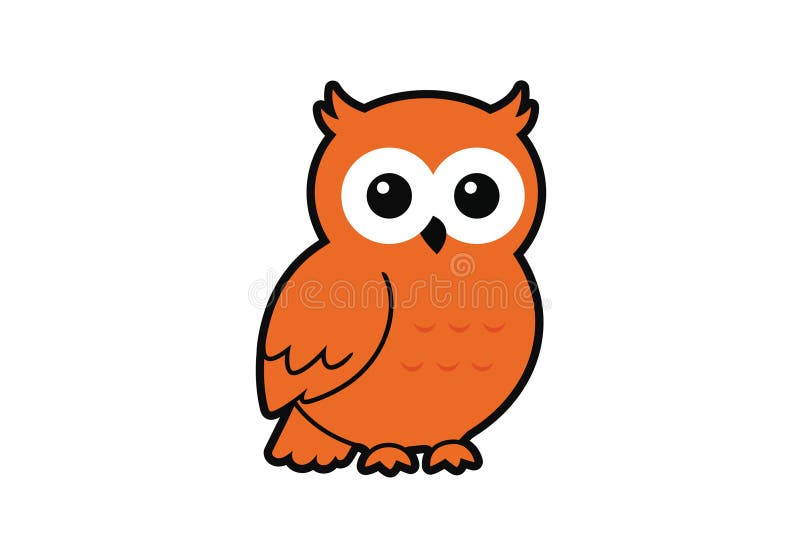 Orange bird clip art stock vector. Illustration of wing - 365471559