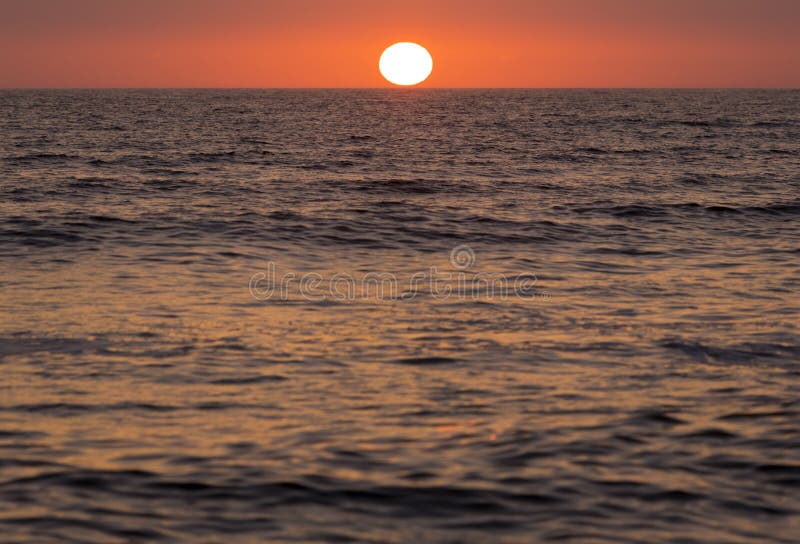 Orange Pacific Sunset in Lima, Peru Stock Photo - Image of color, scape ...