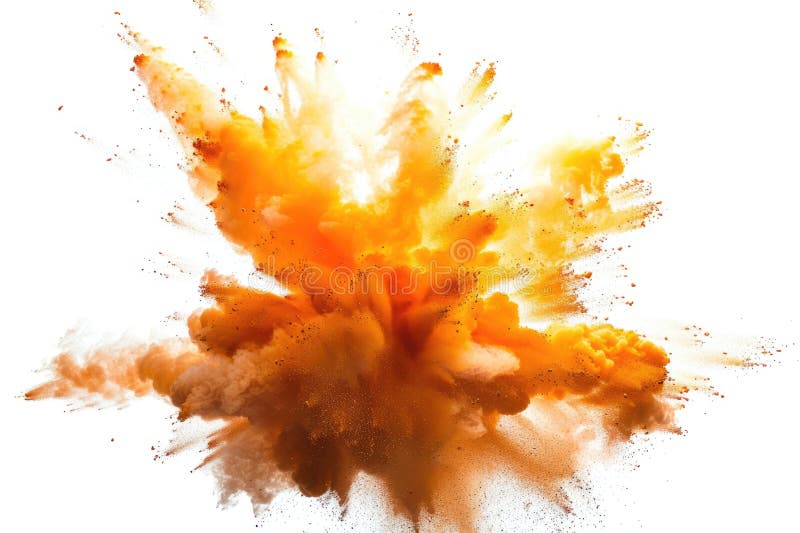 White Paint Explosion Splash Abstract Background. Milk Cloud, Dust ...