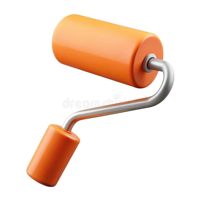 636 Bright Orange Paint Roller Stock Photos - Free & Royalty-Free Stock ...