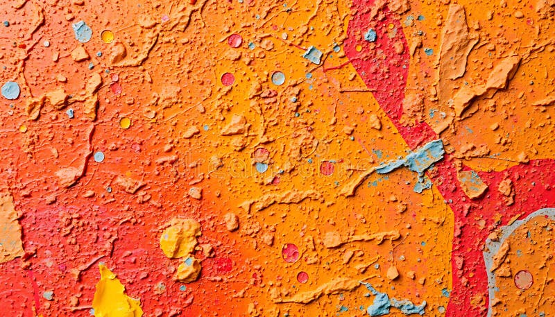 Orange Paint Splatter Texture, Abstract Texture, Paint Splash, Orange ...