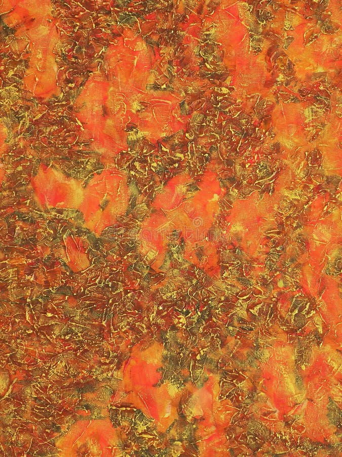 Orange Painting Texture Surface Stock Illustration - Illustration of ...