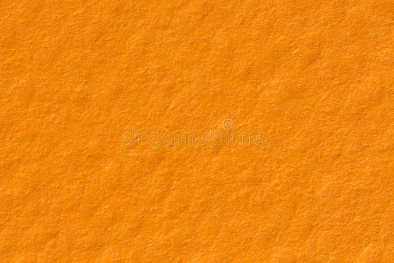 Orange Paper Texture Background on Macro. Plain Backdrop. Stock Image ...
