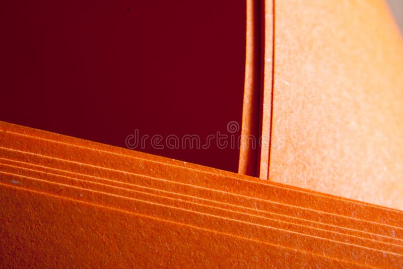 Grungy orange paper folds stock image. Image of fold - 29876015