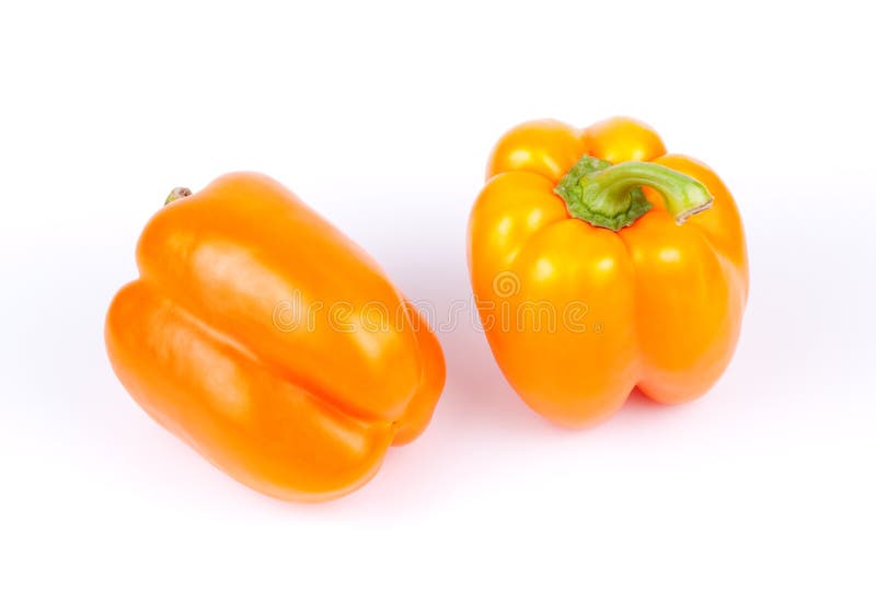 Orange paprika stock image. Image of organic, color, orange - 10973005