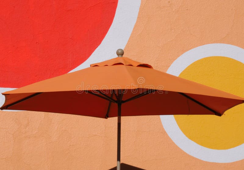 Orange Parasol stock photo. Image of parasol, orange - 54019226