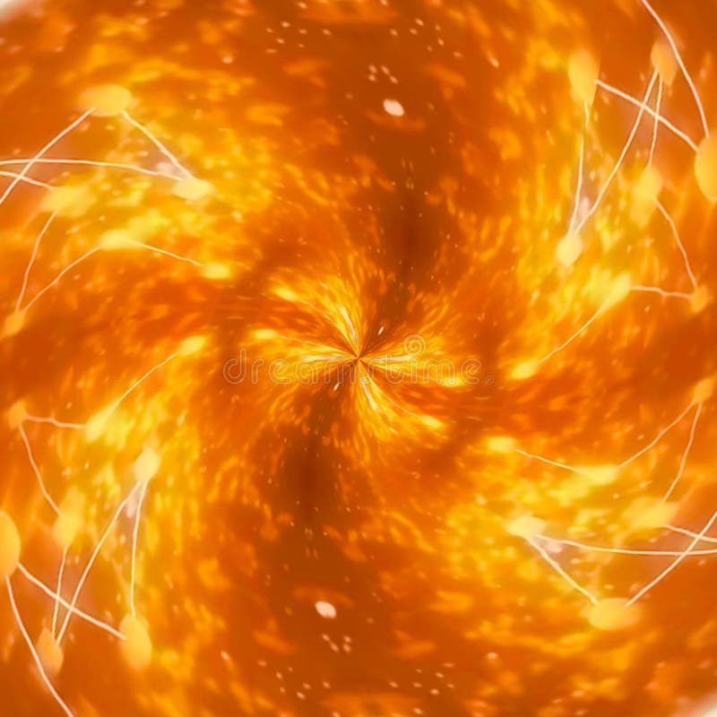 Orange Particles Abstract Background Blurs Shapes Stock Image - Image ...