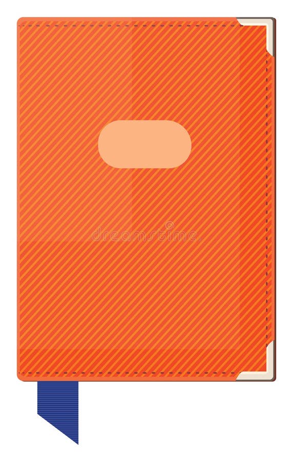 Orange passport, icon stock vector. Illustration of icon - 262388431