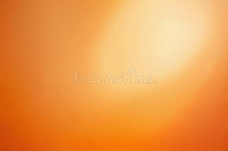 Orange Pastel Background with Sunshine Glare Stock Illustration ...