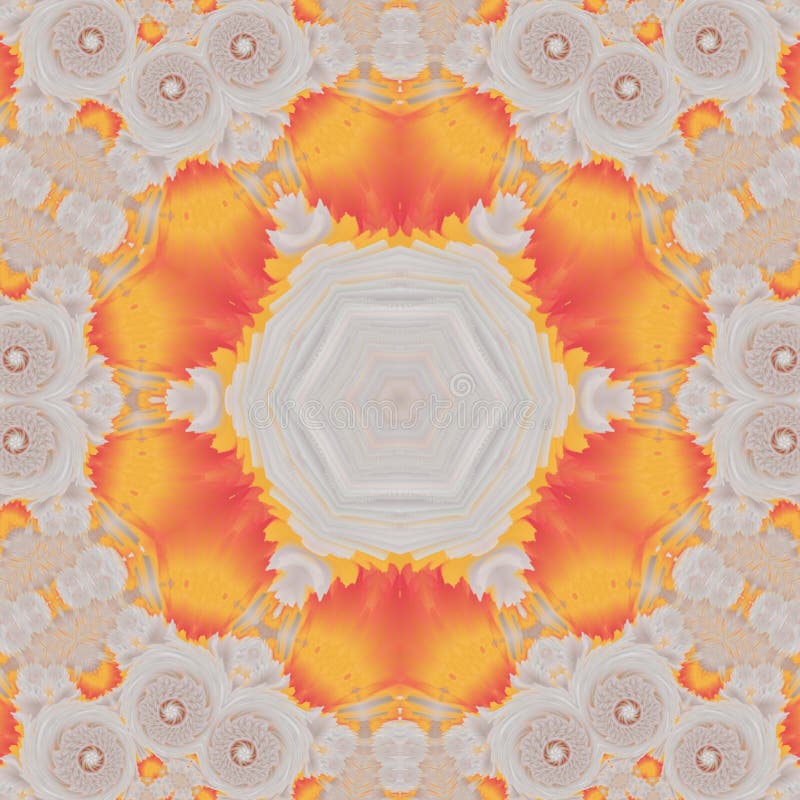 Orange (pattern) design. stock illustration. Illustration of flower ...