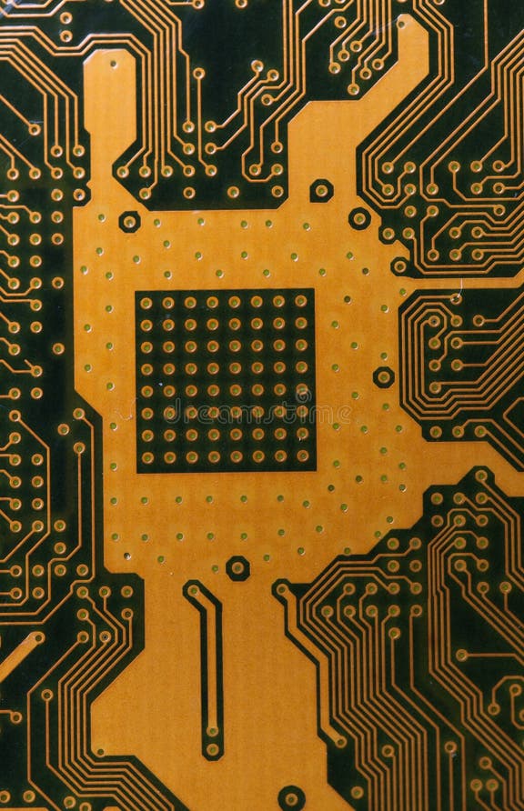 The Orange PCB stock image. Image of internet, engineering - 35665761