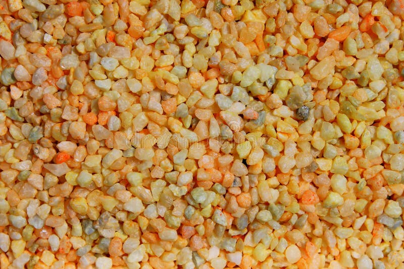 Texture and Background of Orange Pebbles Stock Image - Image of ...