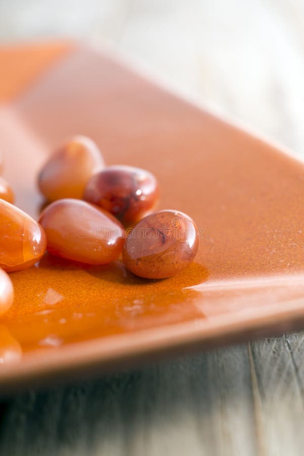 Orange pebbles stock image. Image of bright, mineral - 36871187