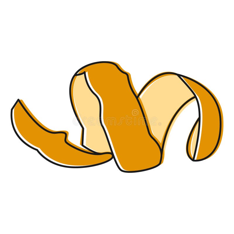 Citrus peels stock illustration. Illustration of skin - 63254083