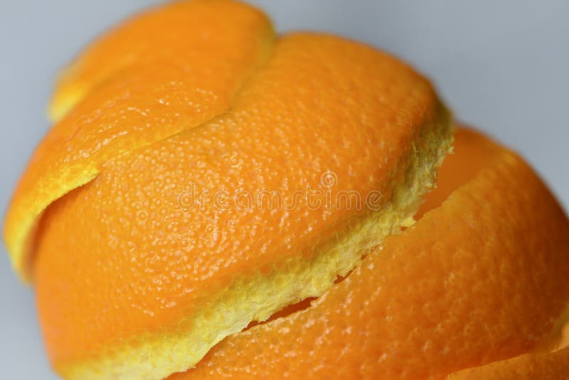 Orange peel macro shoot stock photo. Image of organic - 181078884
