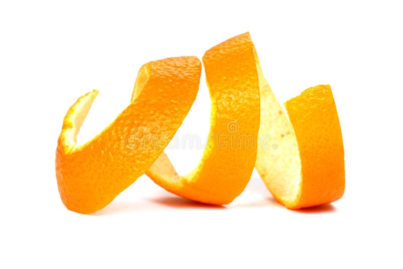 Orange peel spiral stock photo. Image of decoration, spiral - 55255370